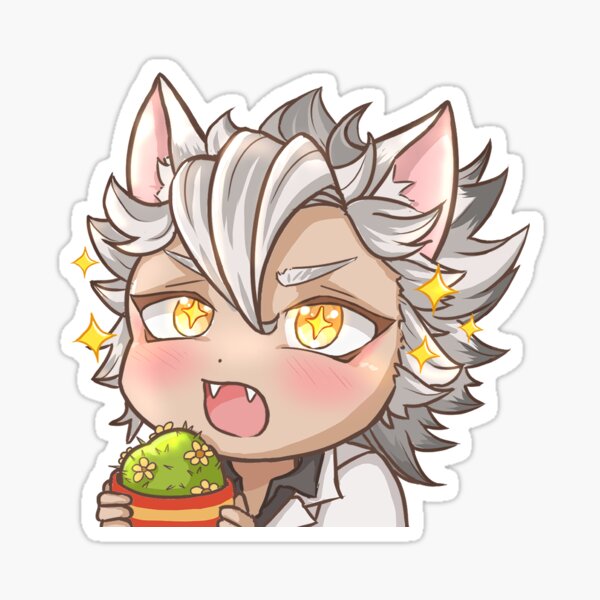 "Twisted Wonderland Jack Howl cactus cute Sticker chibi savanaclaw ...