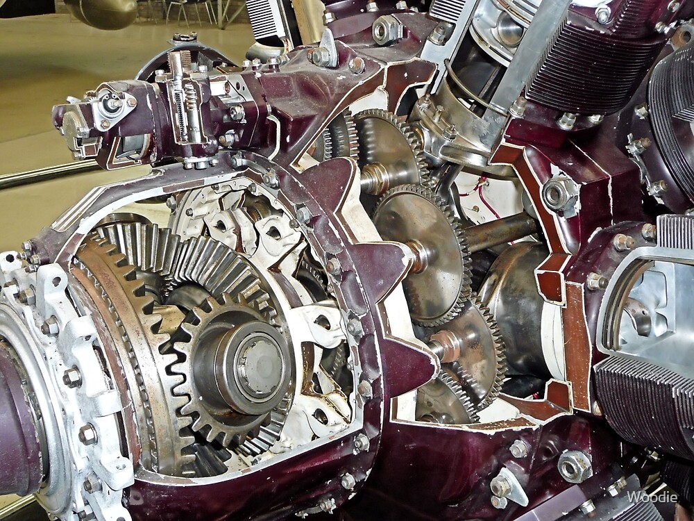 "Bristol Hercules 100 Aero Engine " by Woodie | Redbubble