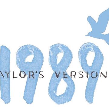 "1989 Taylor's Version " Sticker for Sale by thefigs | Redbubble