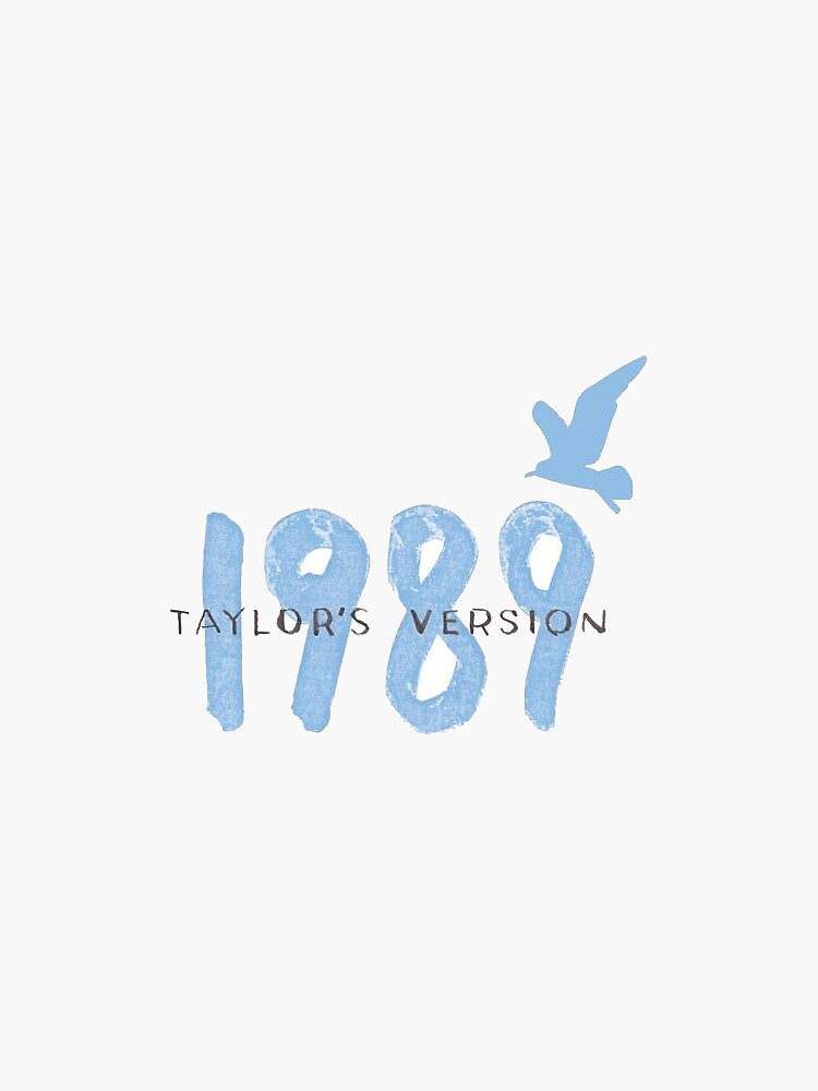 "1989 Taylor's Version " Sticker for Sale by thefigs | Redbubble