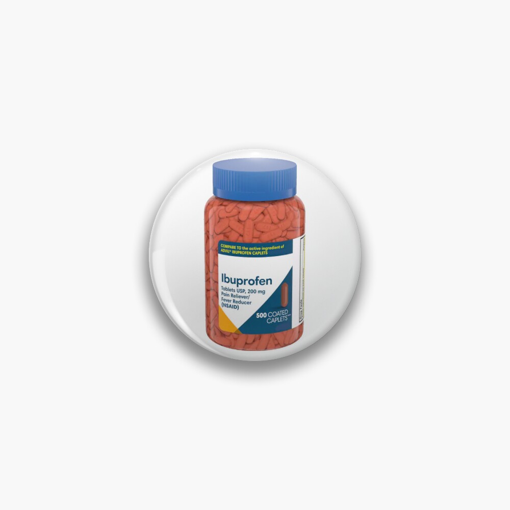 "Ibuprofen Bottle" Sticker for Sale by Onedeadgod | Redbubble
