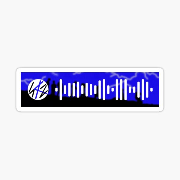 "Stray Kids Surfin' spotify code" Sticker for Sale by lorienskz | Redbubble
