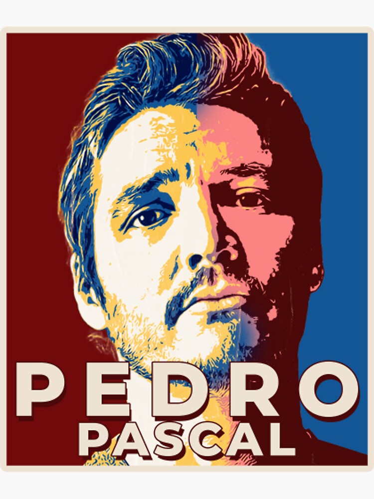 "Pedro Pascal" Sticker for Sale by Rogestore | Redbubble