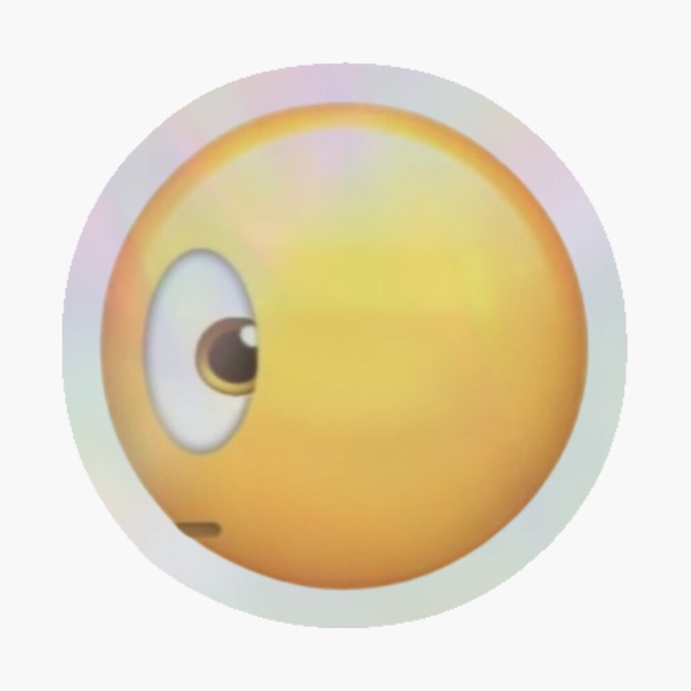 Side Eye Emoticon Buy Lonely Smiley Cushion Looking With Side Eyes