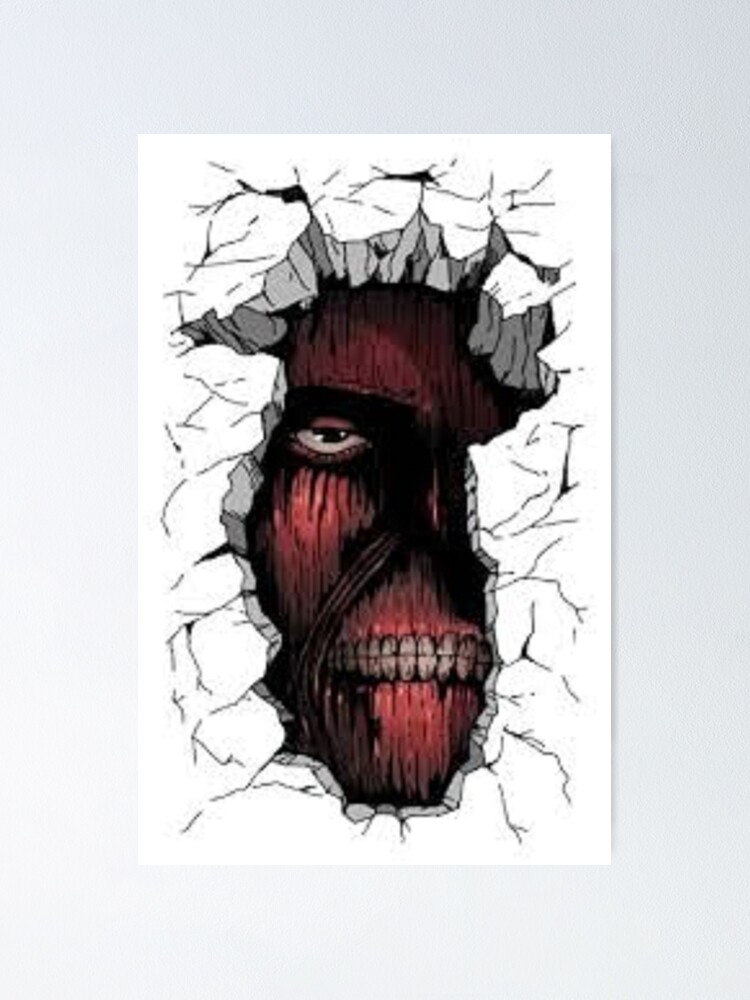 Poster « TITAN COLOSSAL MUR », par IamDidi | Redbubble