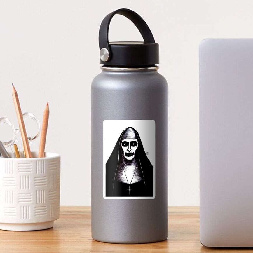 Valak Nun Sticker By Mariolungs Redbubble