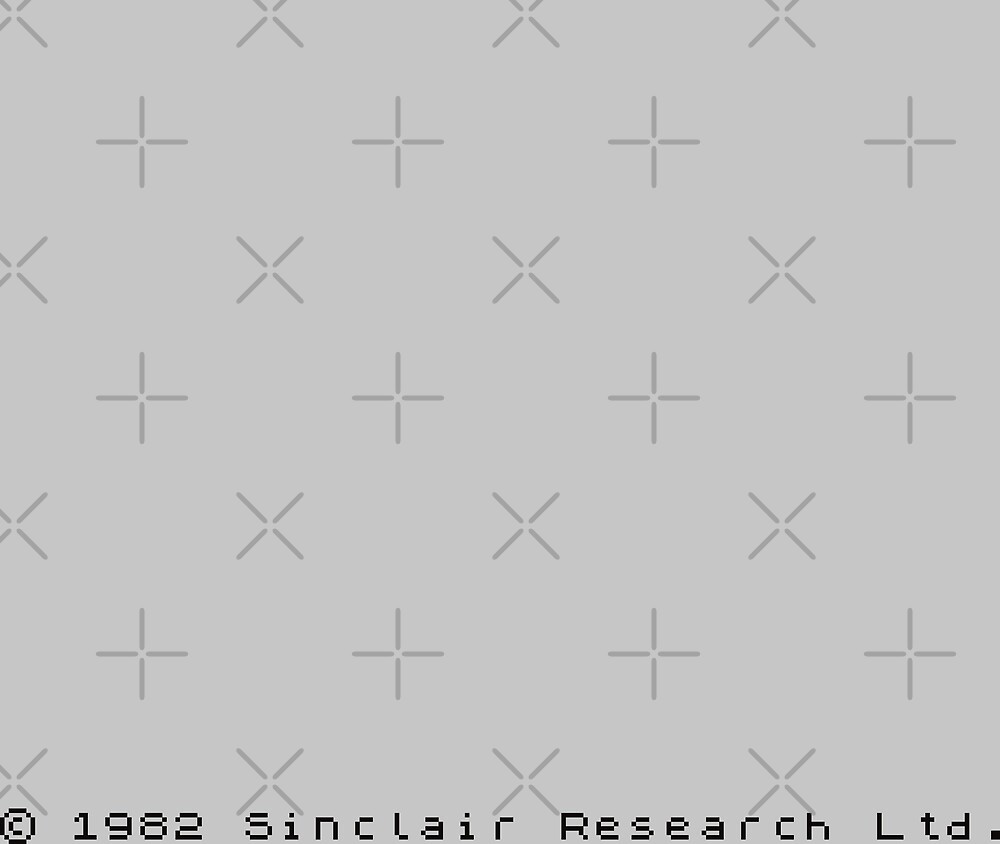 "Sinclair ZX Spectrum Boot Screen" by Steve Boswell | Redbubble