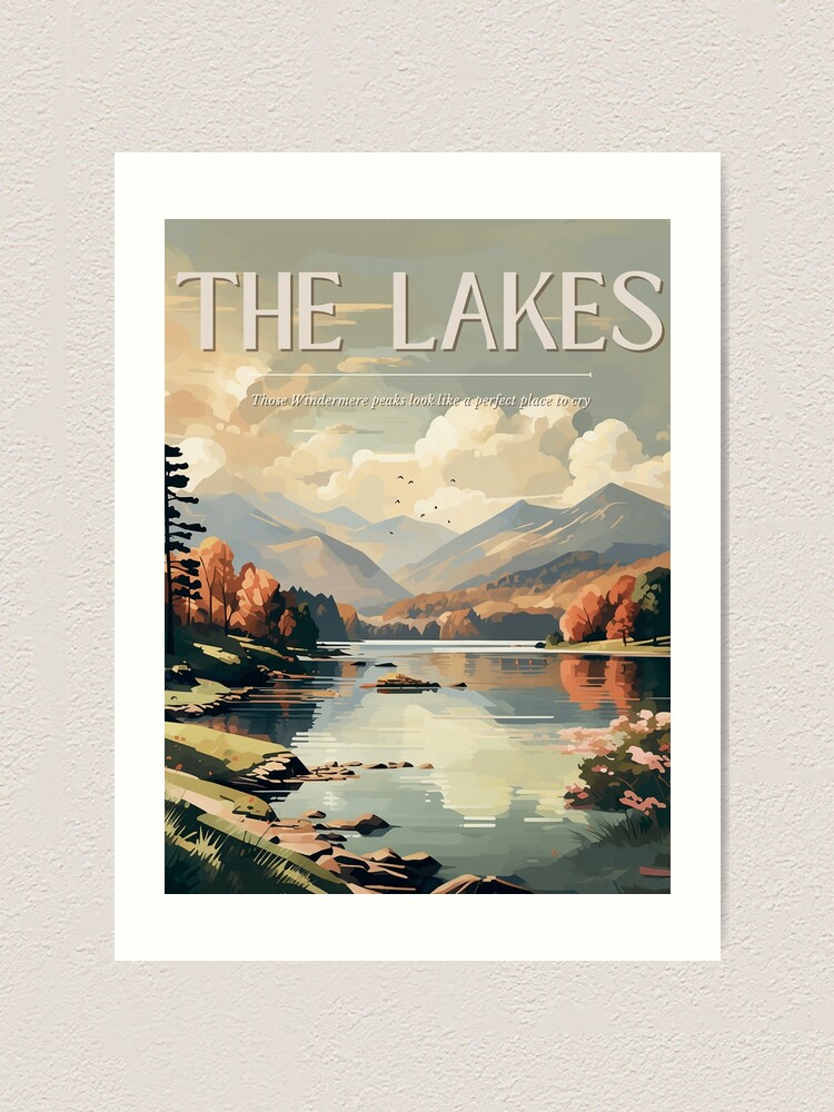 "the lakes taylor swift poster, sticker" Art Print for Sale by Daylight ...
