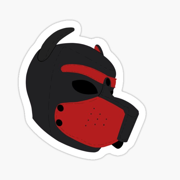 "Red Pup!" Sticker for Sale by variousbarks | Redbubble