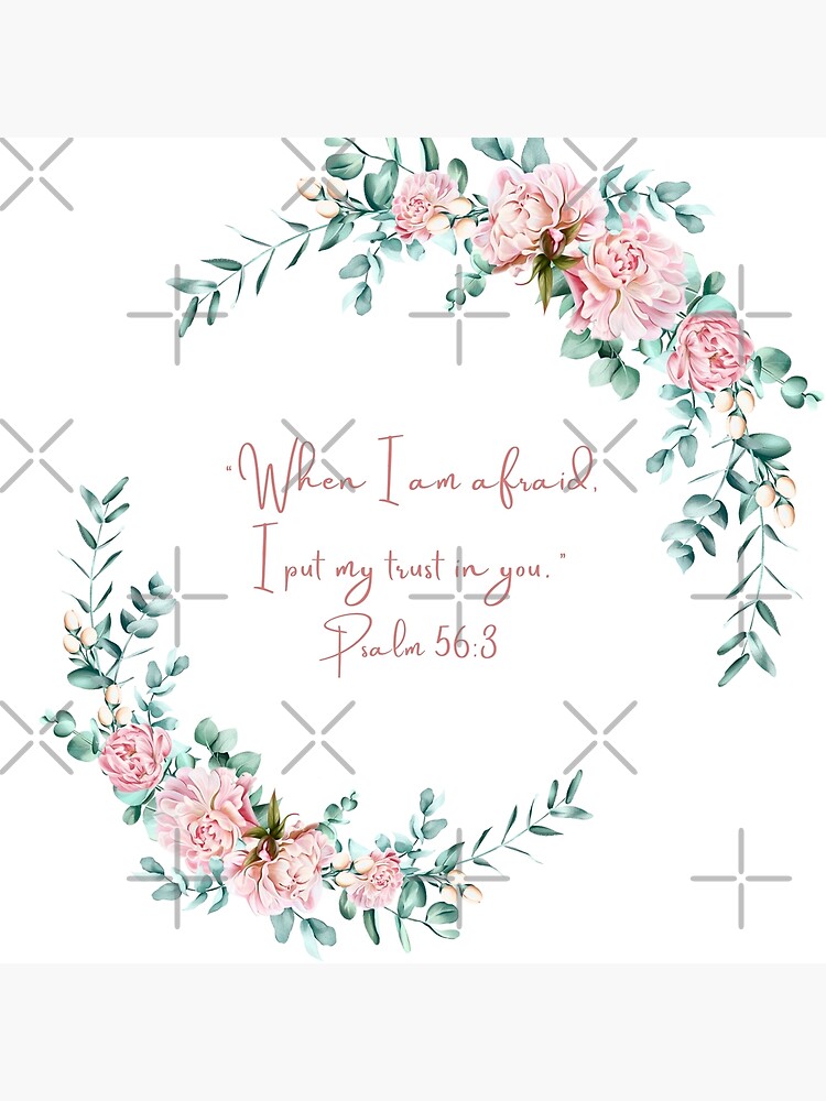 Póster for Sale con la obra « Texto del Año JW 2024: Cuando tengo miedo ...