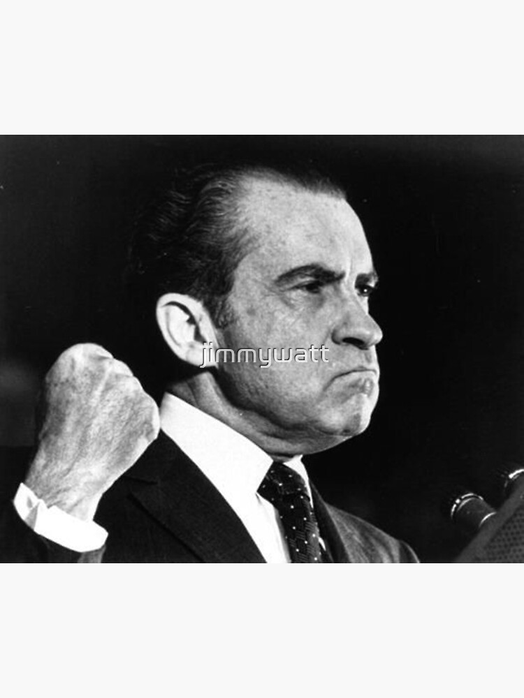 "Richard Nixon Angry" Framed Art Print by jimmywatt | Redbubble