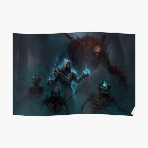 "Necromancer" Poster by Filox | Redbubble