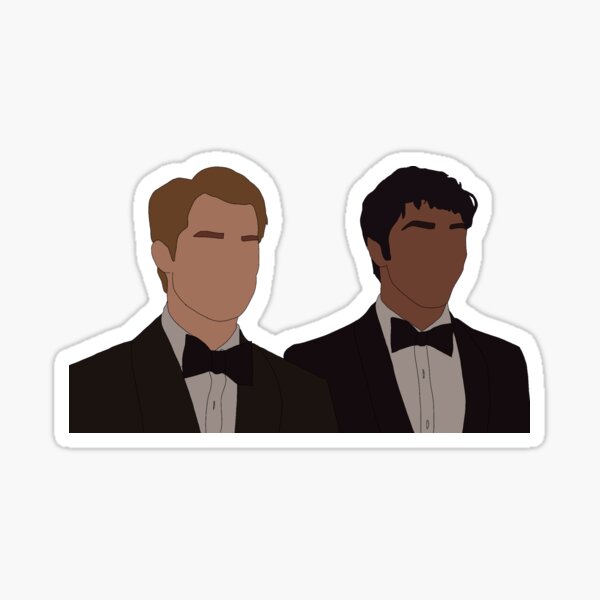 "Alex and Henry - Red White and Royal Blue" Sticker for Sale by ...