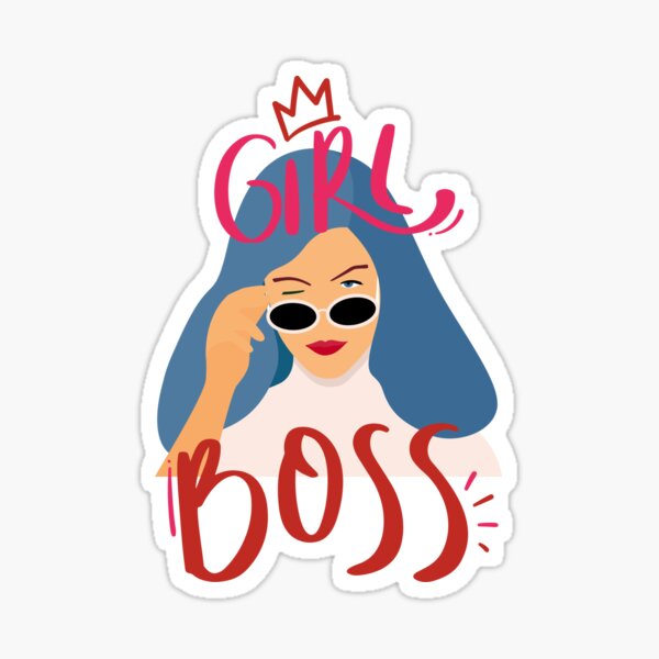"Boss Lady" Sticker for Sale by cadstudios | Redbubble