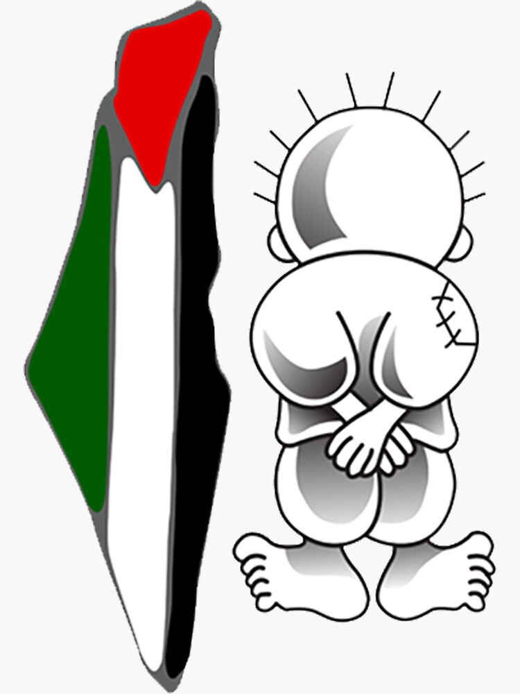 "Handala palestine حنظلة فلسطين" Sticker for Sale by ktahan | Redbubble