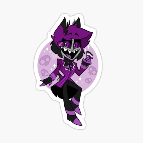 "Alastor Ace Pride Palette-Hazbin Hotel" Sticker for Sale by Beazzlbug ...
