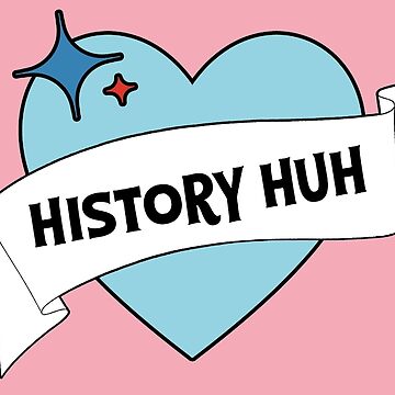 "Red White and Royal Blue History Huh Heart" Sticker for Sale by ...
