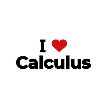 "I love Calculus" Sticker for Sale by Moyanana | Redbubble