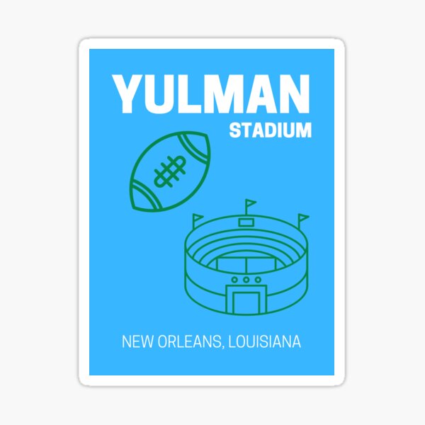 "tulane football stadium" Sticker for Sale by samanthaedelman | Redbubble