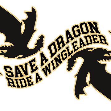 " Fourth Wing Save a Dragon Ride a Ringleader" Sticker for Sale by ...