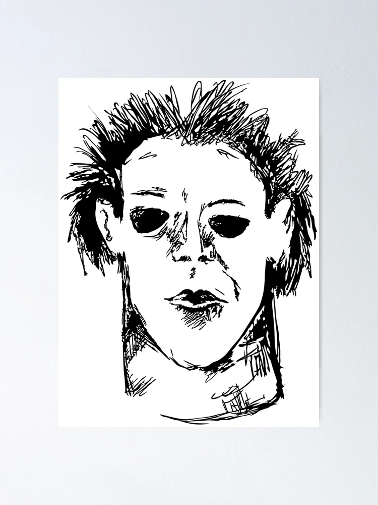 Dessin Du Visage De Michael Myers