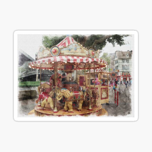"French Carousel" Sticker for Sale by tommyrey | Redbubble