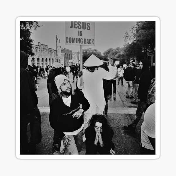 "$B&GERM JESUS IS COMING BACK" Sticker for Sale by DylanTomei | Redbubble