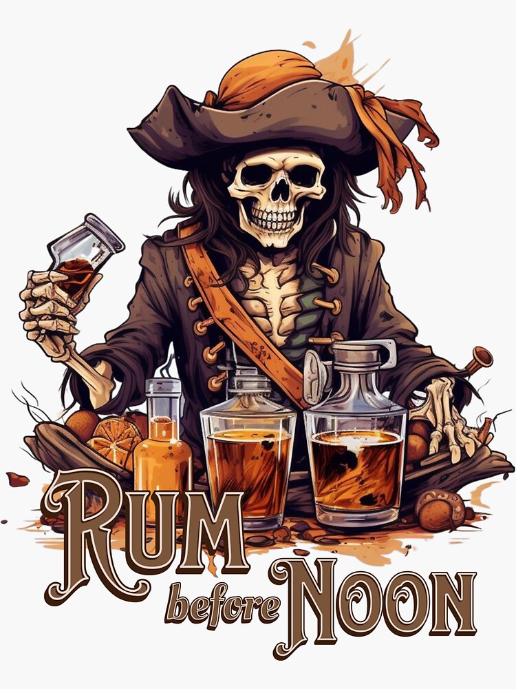"Rum before noon - Nautica - Set sail - pirates booty - Yachting club ...