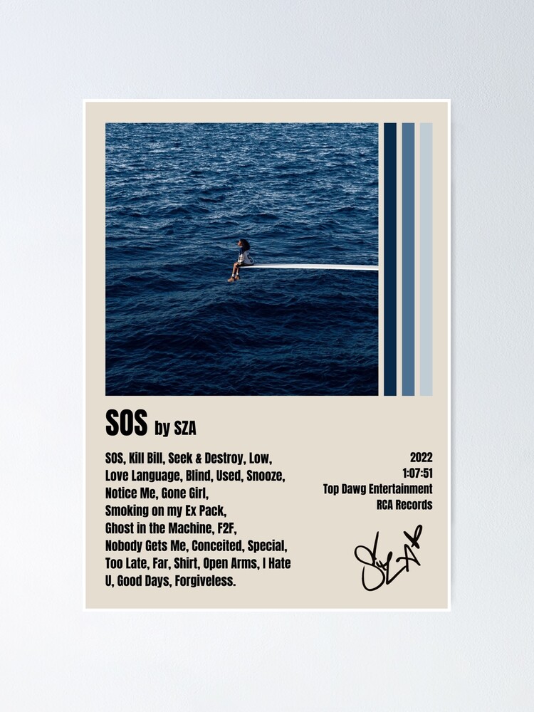 "SOS" Poster for Sale by musiclover999 | Redbubble