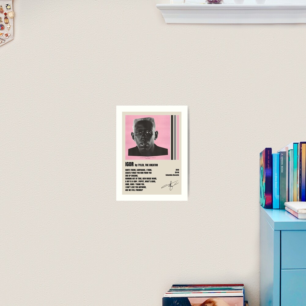 "IGOR " Poster for Sale by musiclover999 | Redbubble