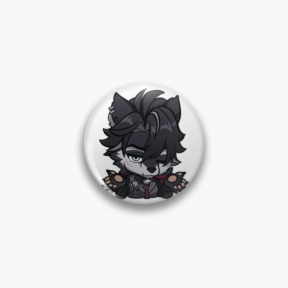 "Chibi Wolf Wriothesley" Sticker for Sale by DeebyFeeby | Redbubble