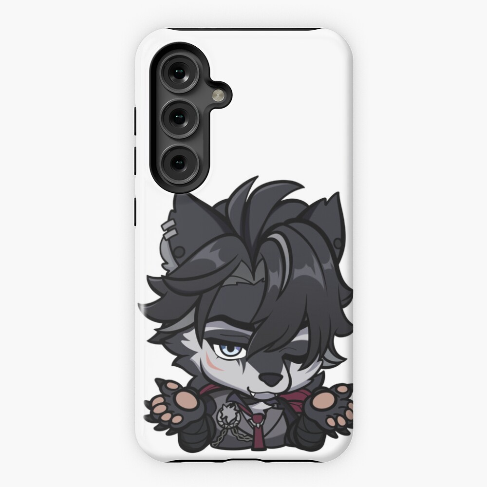 "Chibi Wolf Wriothesley" Sticker for Sale by DeebyFeeby | Redbubble