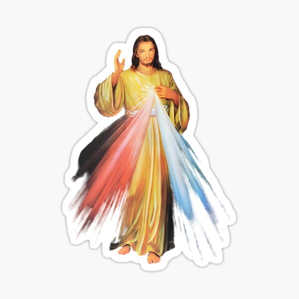 "Jesus Christ Divine Mercy" Sticker for Sale by PaxLaudate | Redbubble