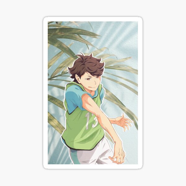 "Haikyuu Oikawa Tooru aesthetic edit" Sticker by illuumi | Redbubble