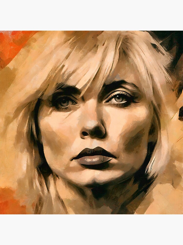 "Portrait of Debbie Harry" Sticker for Sale by bogfl | Redbubble