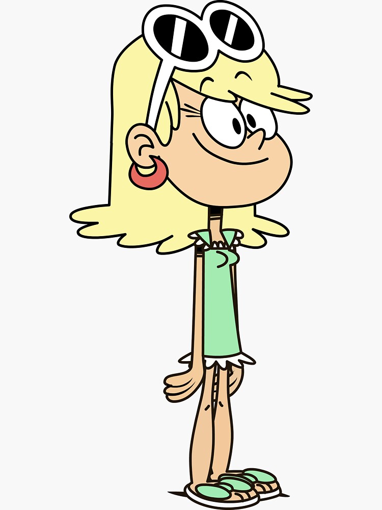"Leni Loud happy full body The Loud House" Sticker for Sale by ...