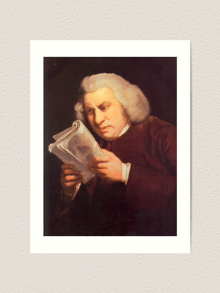 "Samuel Johnson Meme" Art Print by jimmywatt | Redbubble