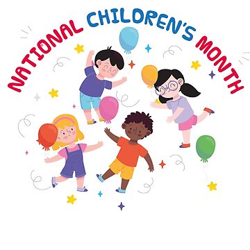"National Children's Month" Poster for Sale by Omarjder | Redbubble