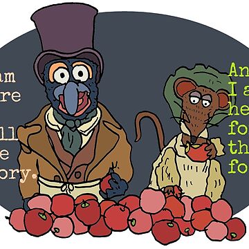 "Muppet Christmas Carol - Gonzo and Rizzo" Sticker for Sale by Jennifer ...