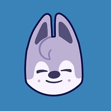 "STRAY KIDS (SKZOO) Bang Chan’s Character Wolf Chan’s Face " Sticker ...