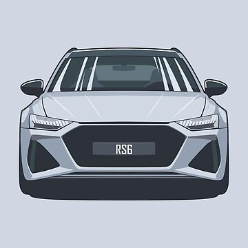 "rs6 c8 - vector drawing" Sticker by yohannlp | Redbubble