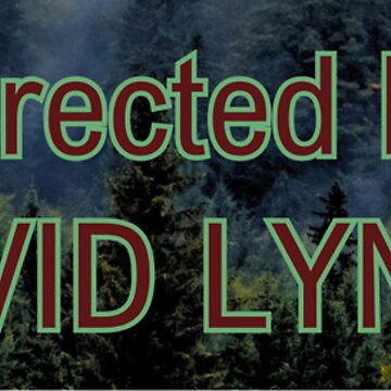 "David Lynch Bumper Sticker" Sticker for Sale by furbybridgers | Redbubble