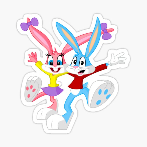 "Babs and Buster" Sticker for Sale by OnTheToonTraill | Redbubble