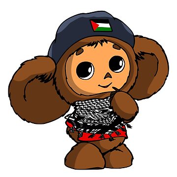 "Cheburashka" Sticker for Sale by sirglennbo | Redbubble