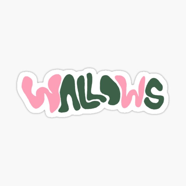 "Wallows" Sticker for Sale by graceface3828 | Redbubble