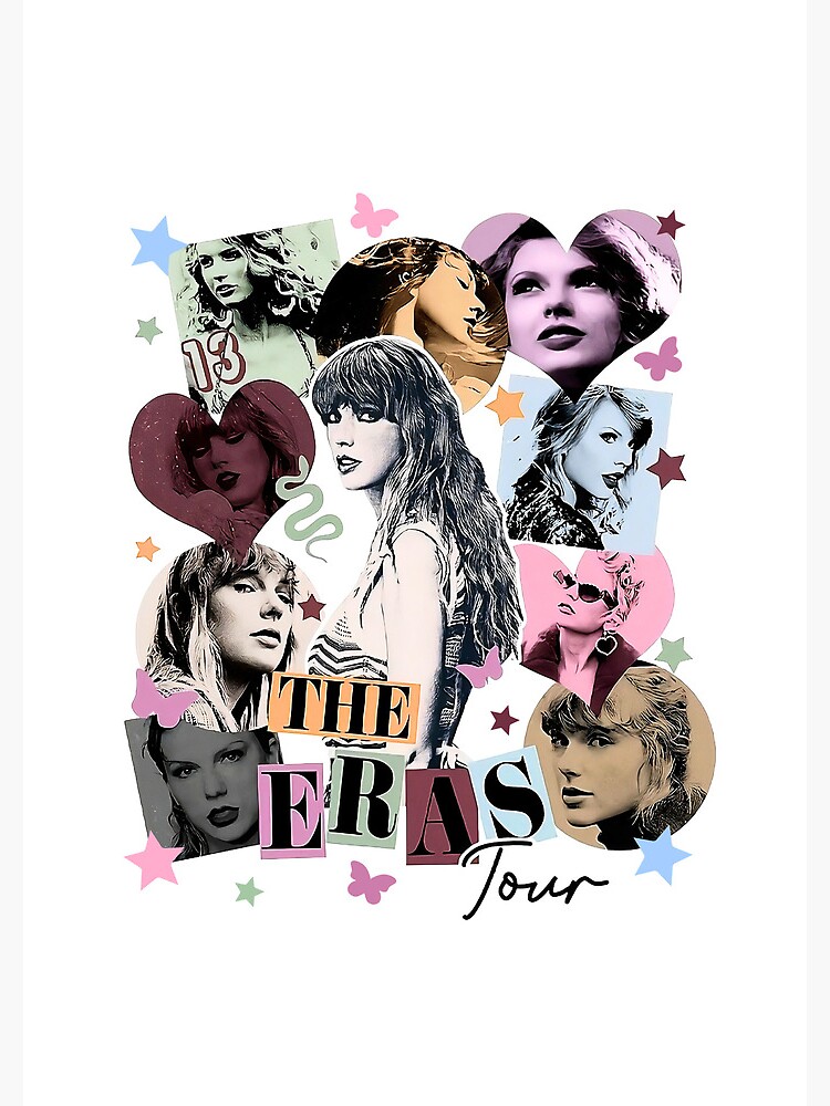 "Taylor Swift, The Eras Tour, Cute Collage" Spiral Notebook for Sale by ...
