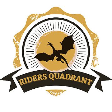 "Fourth Wing Riders Quadrant Emblem" Sticker for Sale by Shelby ...