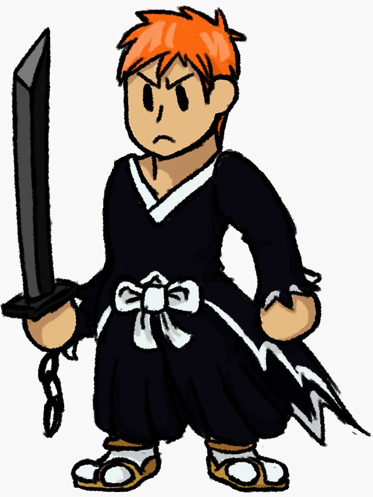 "Ichigo Sticker" Sticker by fewrandomstars | Redbubble