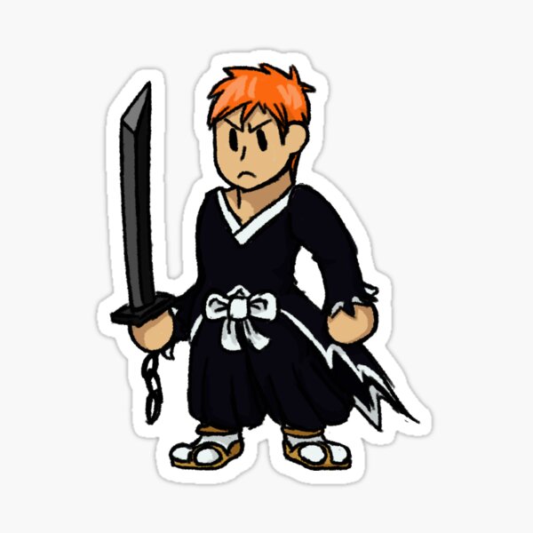 "Ichigo Sticker" Sticker by fewrandomstars | Redbubble