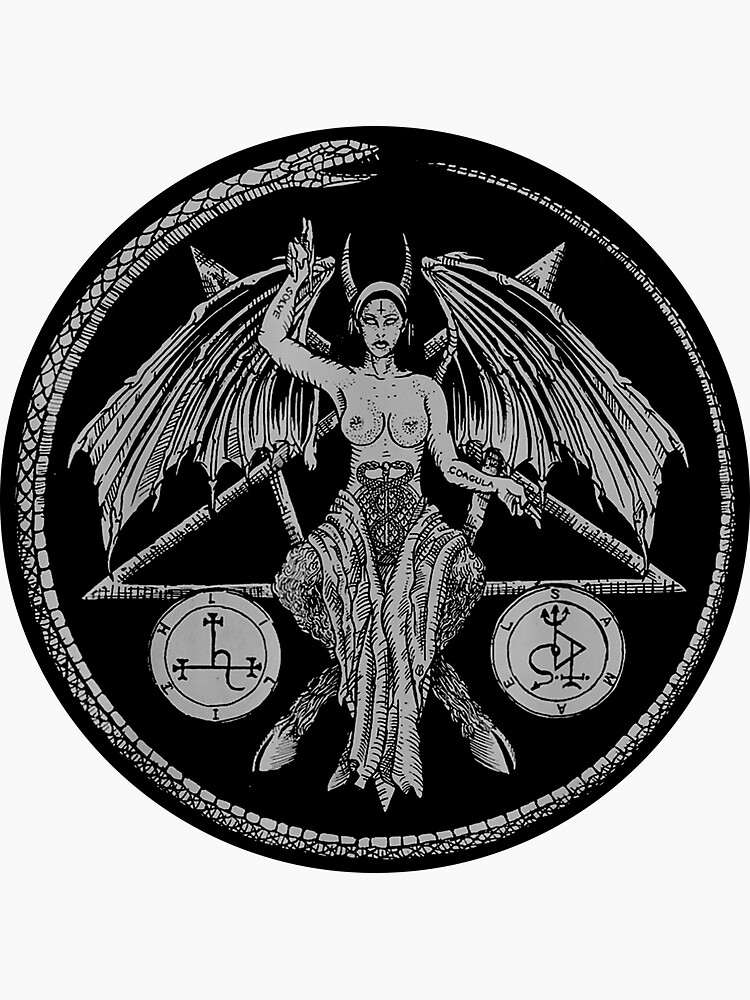 "Lilith Black Female Devil Satanic Pagan Lilith Samael Witchcraft ...